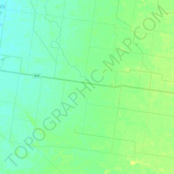 Blighty topographic map, elevation, terrain